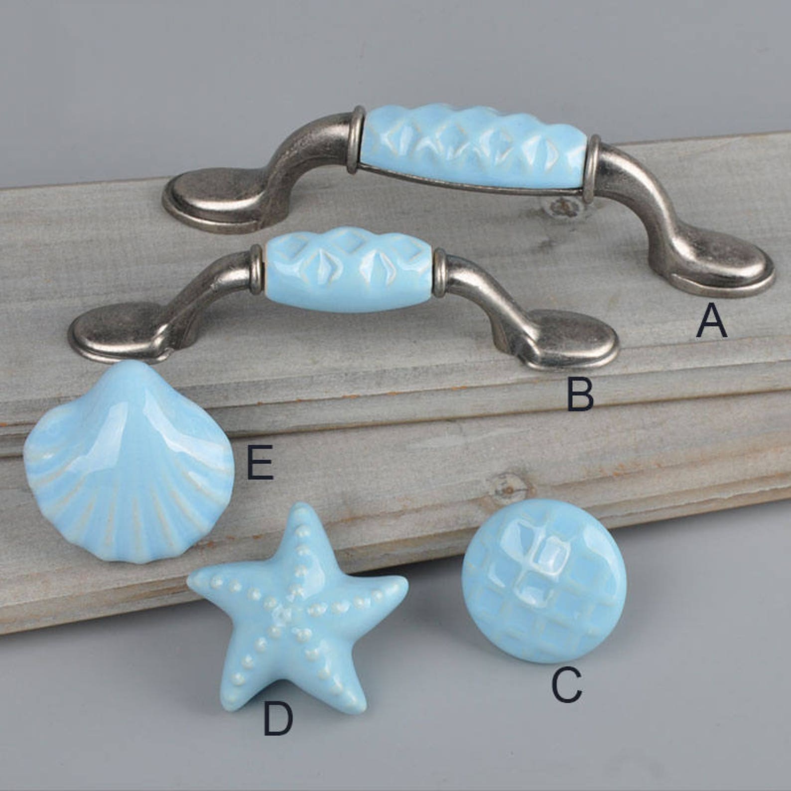 Ceramic Dresser Drawer Pulls Handles / Door Pull Handle/cabinet Handle ...