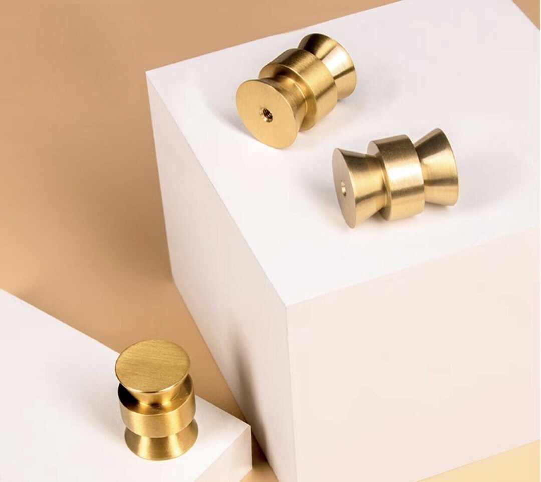 Nordic Modern Brass Small Knob Cabinet Knob Modern Drawer Knob Door ...