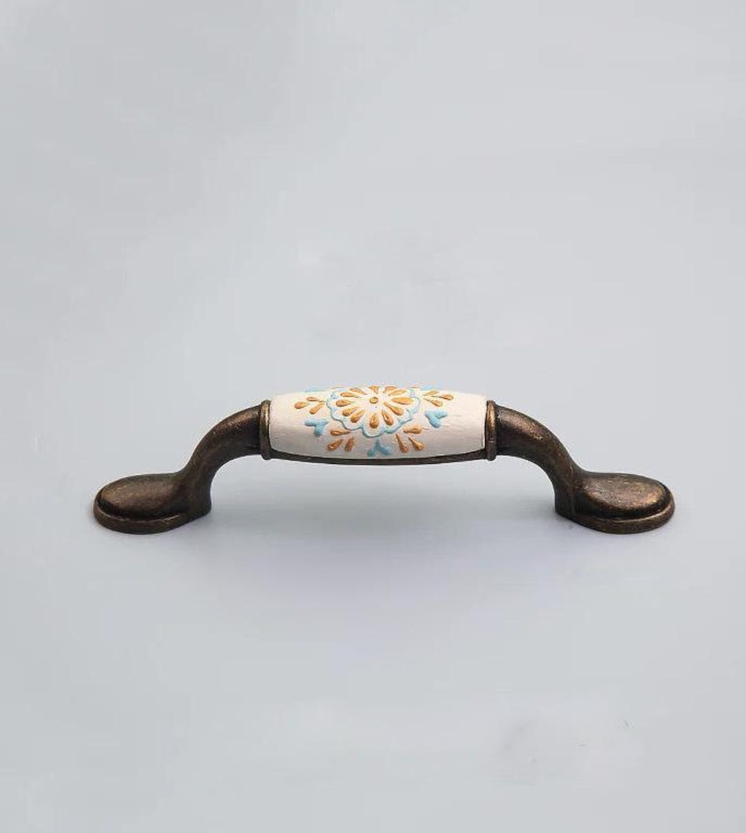 Retro American Modern Simple Antique Hand-painted Ceramic Small Pull ...