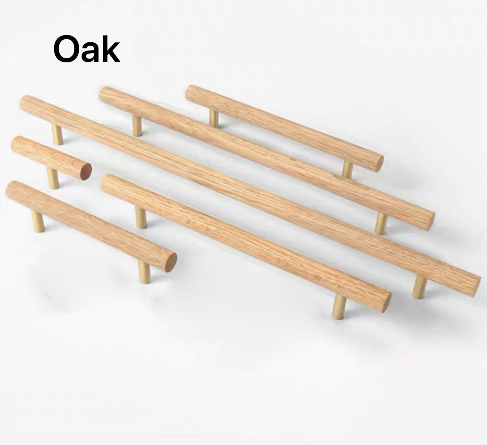 Walnut Pull Handle Modern Simple Solid Wood Light Luxury - Etsy