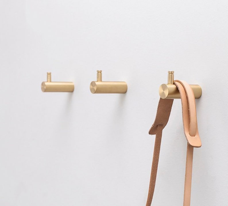 Nordic Creativity Brass Wall Hook / Decorative Hook / Wall | Etsy