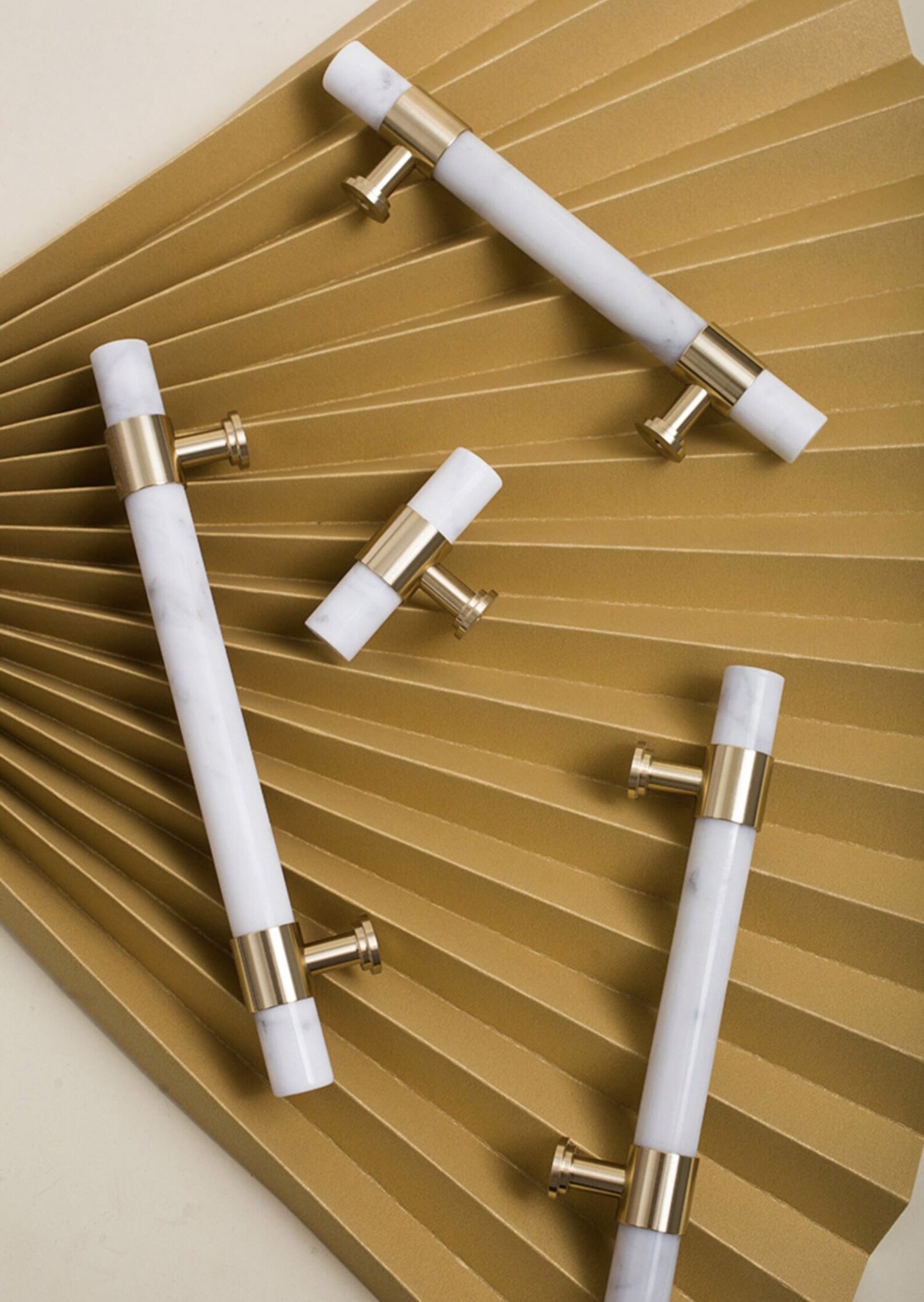 Modern Black Marble Brass Door Pull Handle Wardrobe Pull Handle Cabinet ...