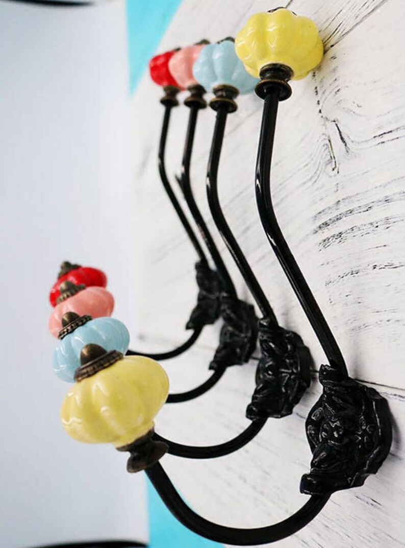 Ceramic Coat Hook American Rustic Wall Hook Decorative Hook | Etsy