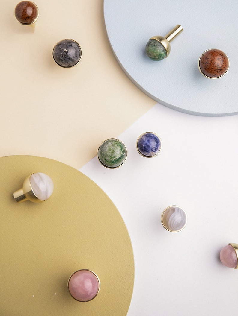 American Modern Small Drawer Knob Nordic Wardrobe Door Knob | Etsy