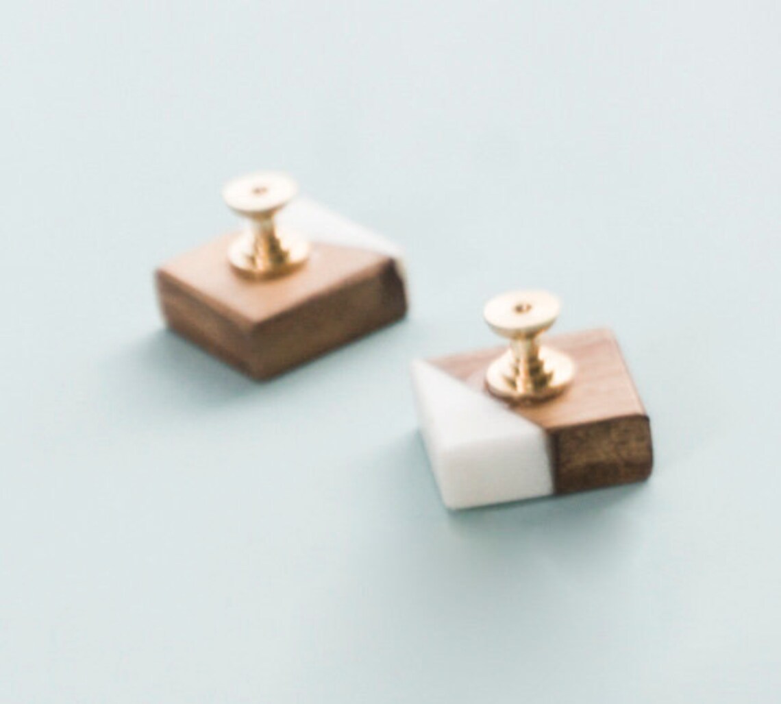 Nordic Modern Simple Door Knob Wood Knob Cabinet Marble Small Knob - Etsy