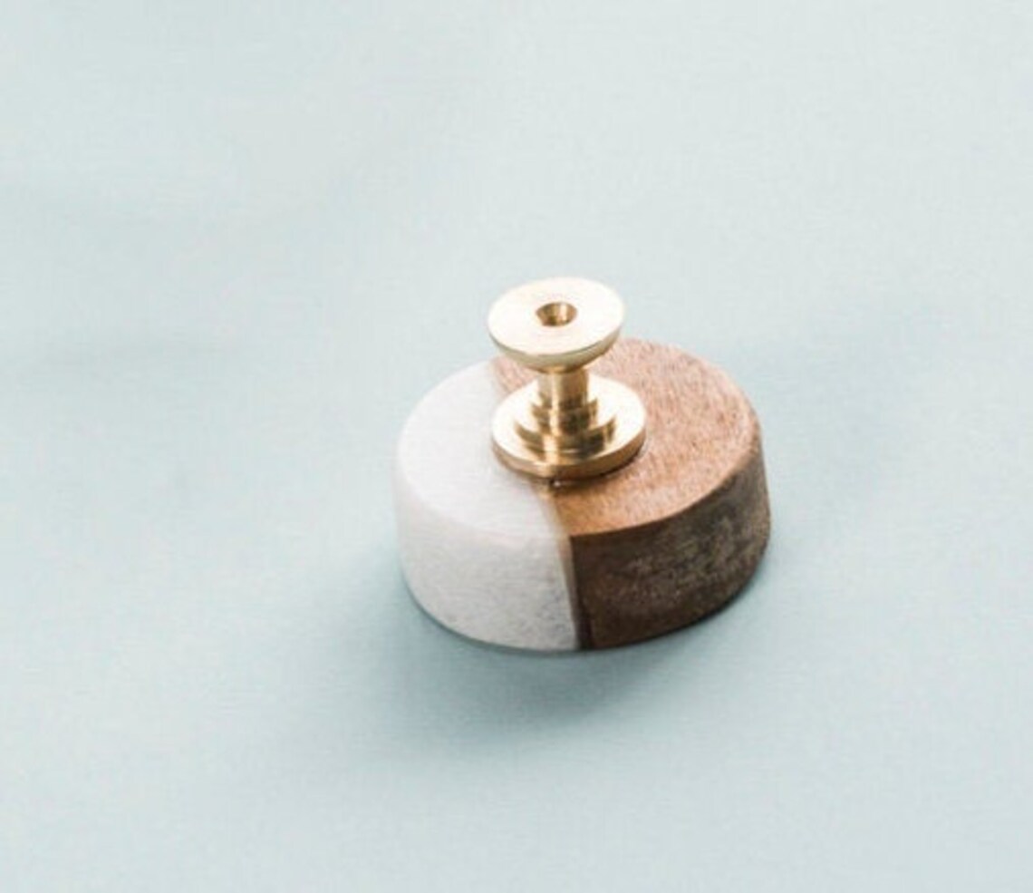 Nordic Modern Simple Door Knob Wood Knob Cabinet Marble Small - Etsy
