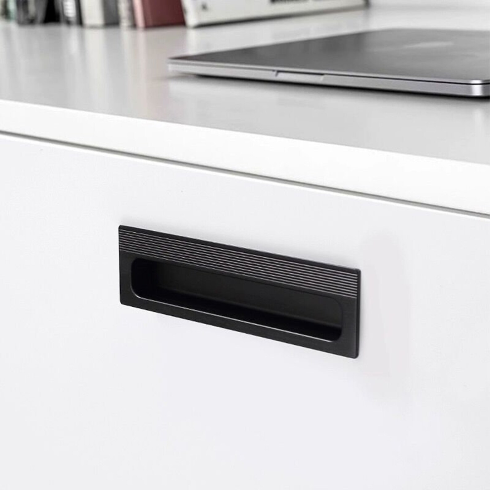 Embedded Cabinet Door Concealed Pull Handle Push-pull Sliding Door Pull ...