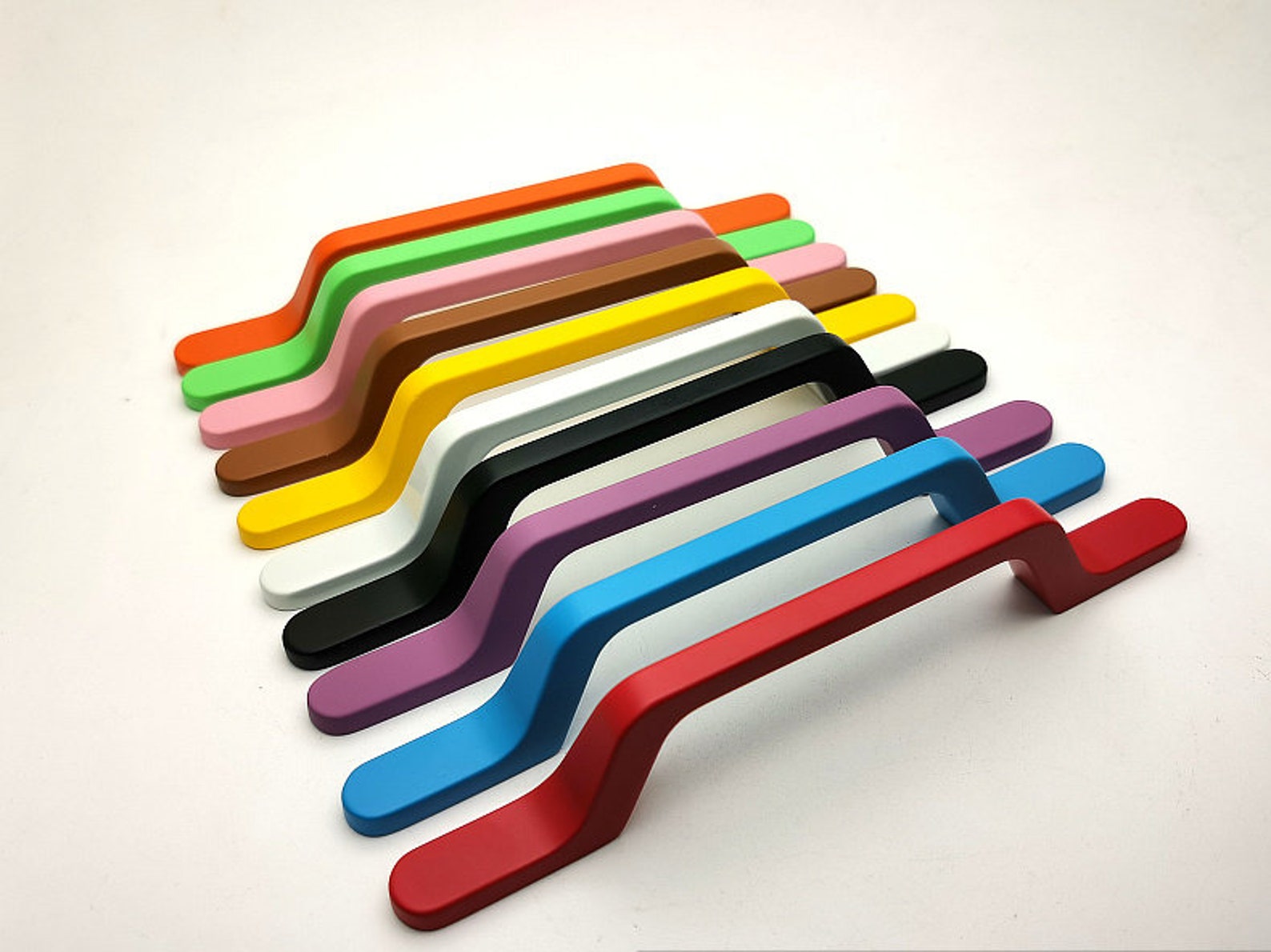 Colorful Drawer Pull Cabinet Door Pull Handle Blue Orange - Etsy