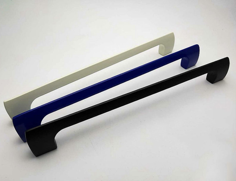 Modern Blue White Black Door Pull Handle Cabinet Pull Handle - Etsy