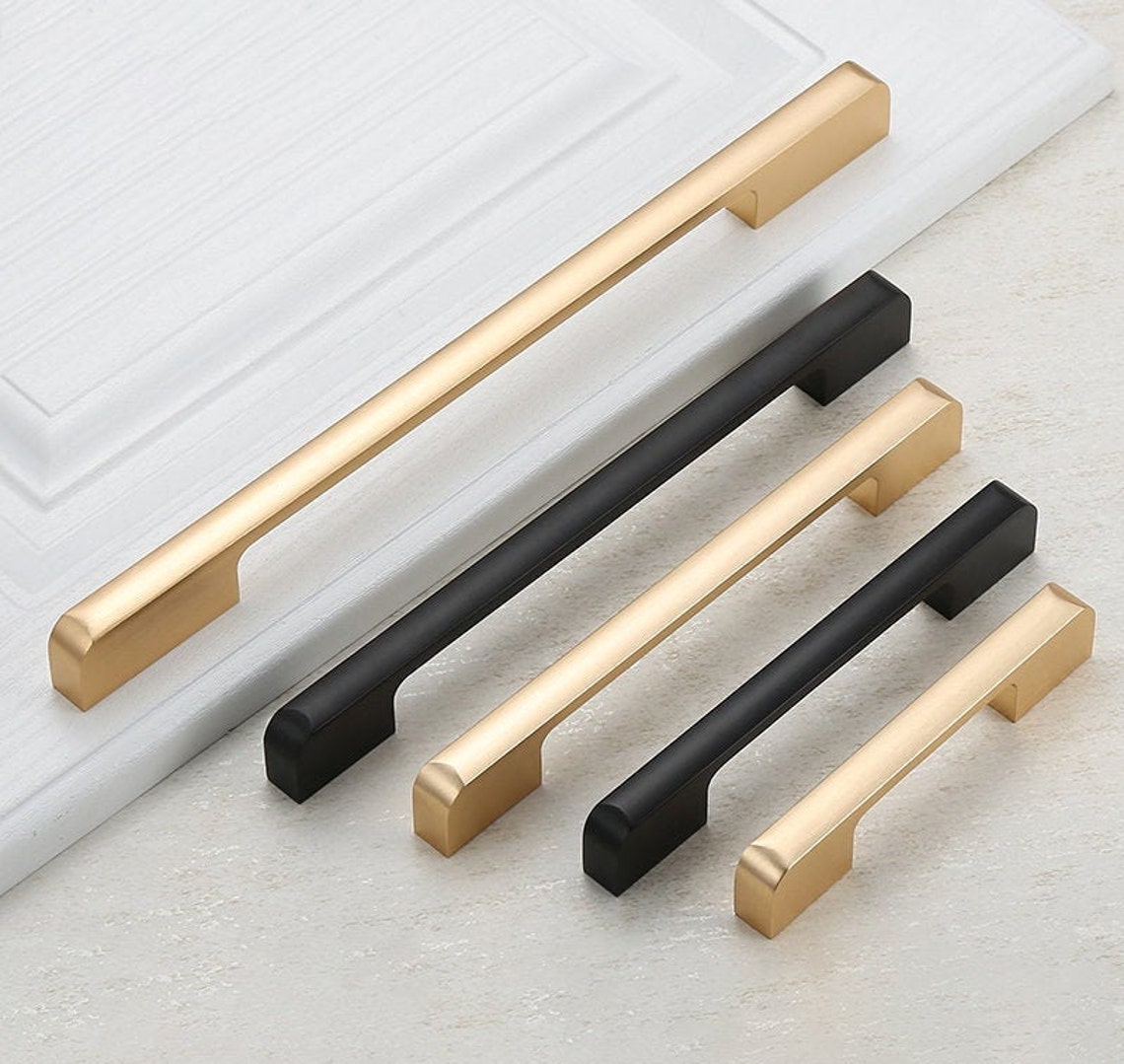 Modern Black Wardrobe Pull Handle Drawer Pull Handle Cabinet Door ...