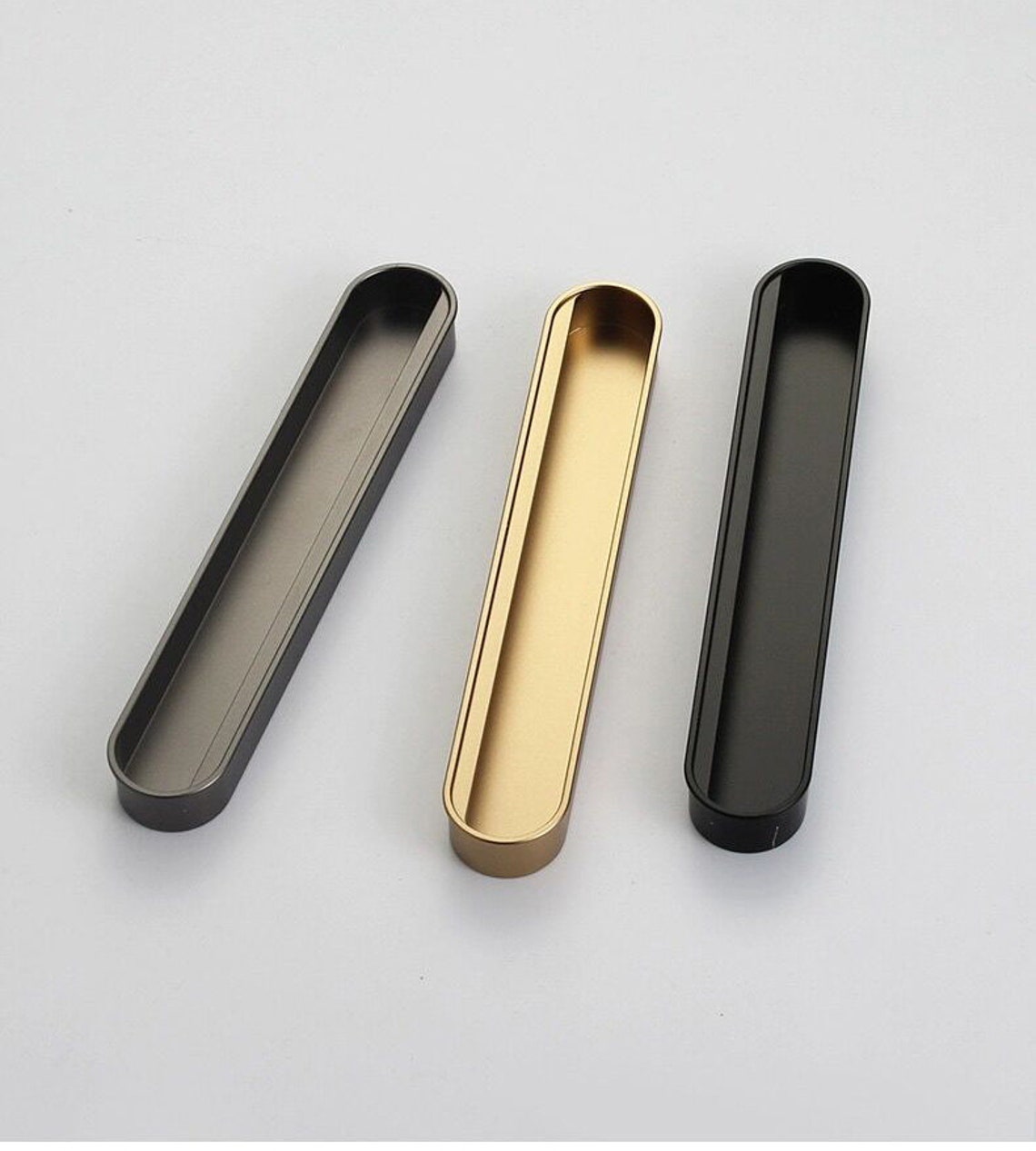 Modern Invisible Concealed Embedded Pull Handle Drawer Closet Door ...