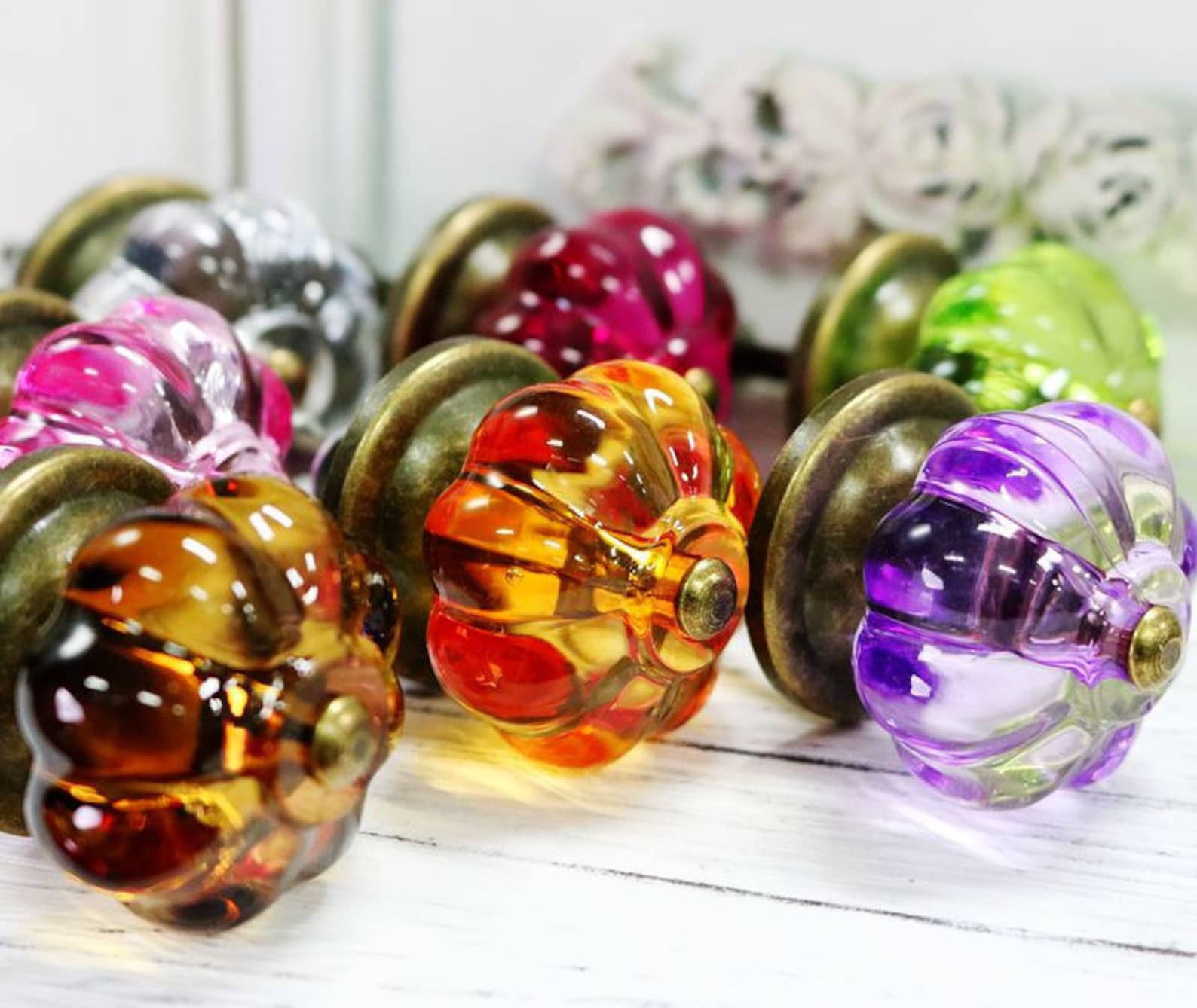 Colorful Acrylic Knob Drawer Knob Decorative Knob Door Knob Wardrobe ...