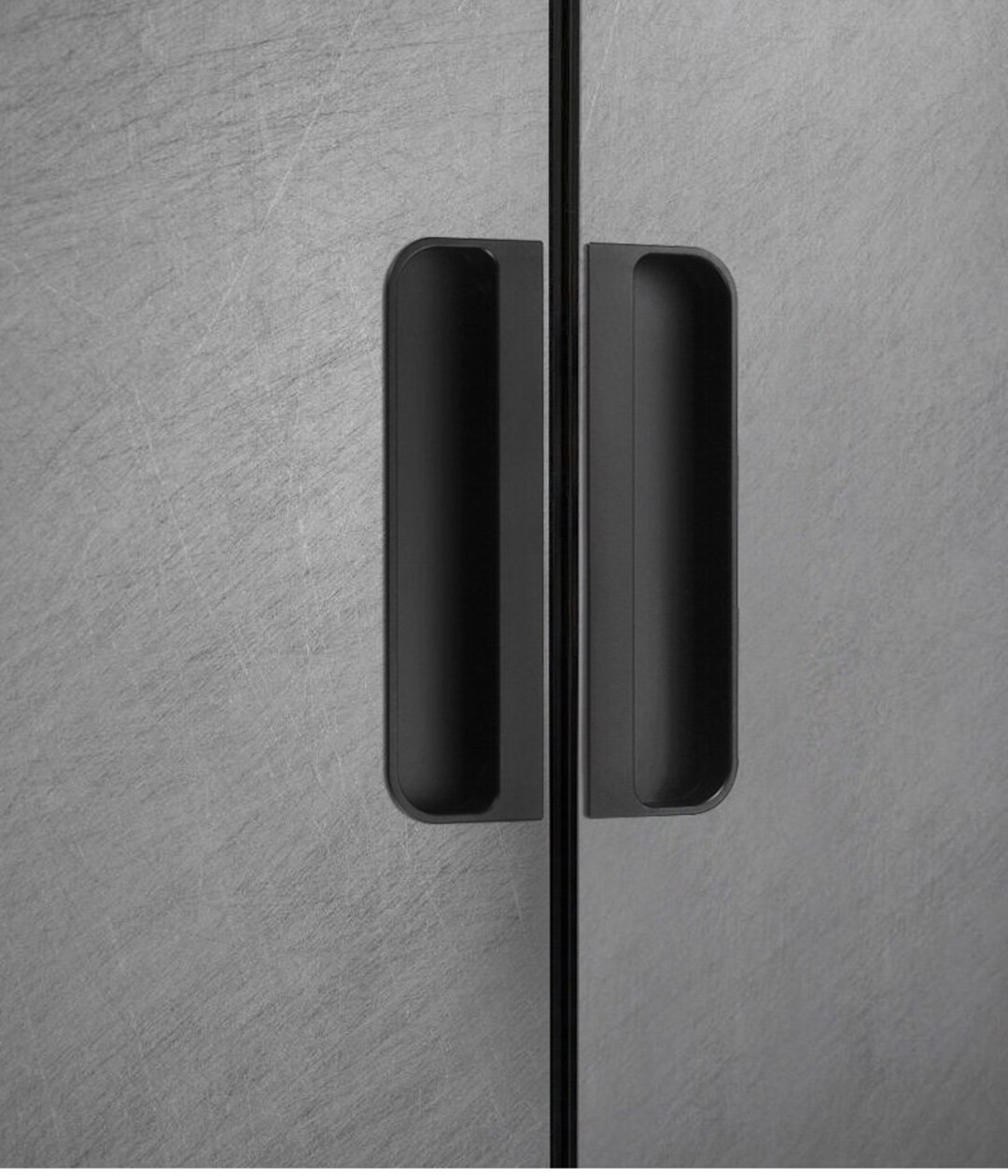 Slotted Pull Handle Cabinet Door Drawer Hidden Pull Handle Wardrobe ...