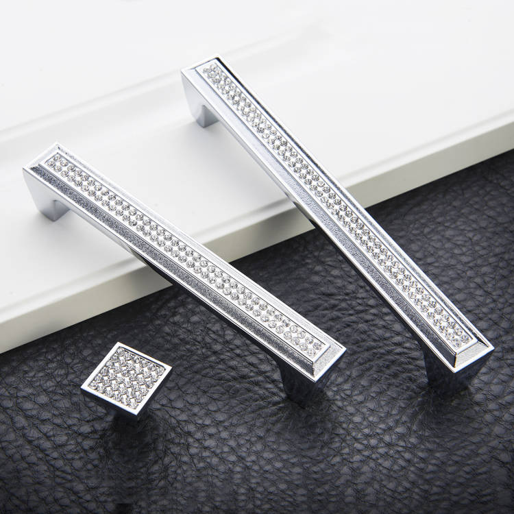 Modern Simple Wardrobe Pull Handle Crystal Door Pull Handle - Etsy