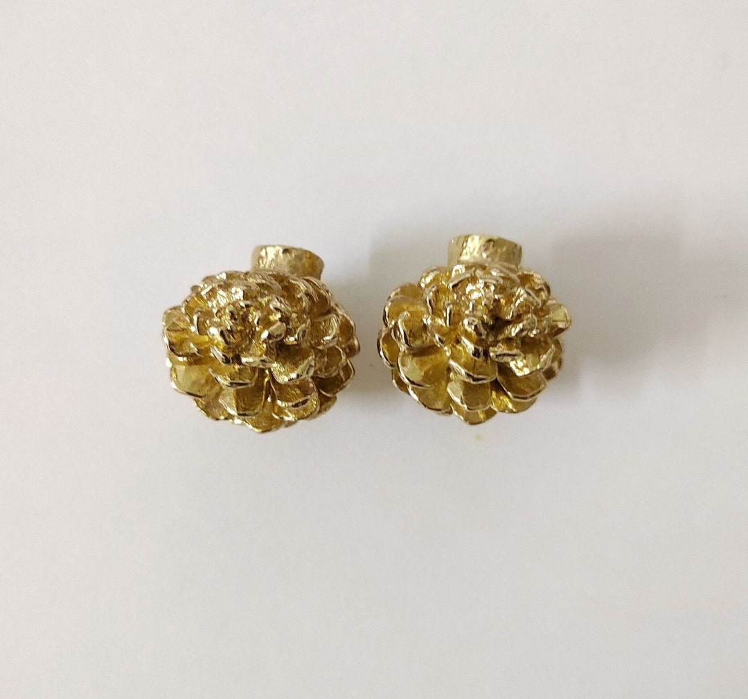 Brass Pine Cones Drawer Cabinet Door Knob Wardrobe Knob American Small ...