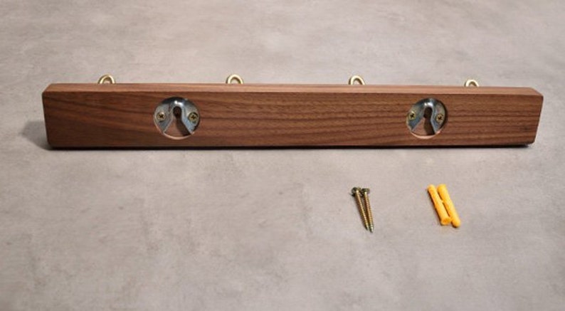 Black Walnut Solid Wood Creative Hook /wall Hook / Decorative | Etsy