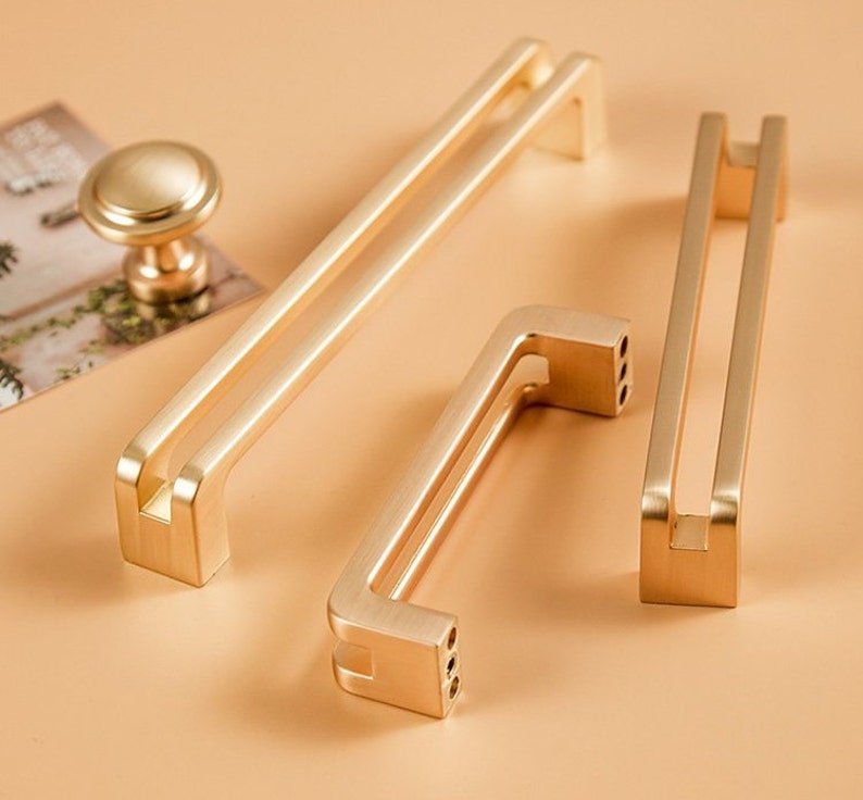 Modern Brushed Dold Drawer Door Pull Handle Drawer Pull Handle ...