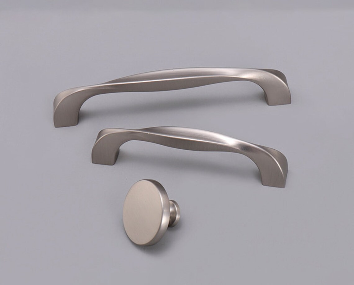 Door Pull Handle Drawer Golden Modern Simple Silver Cupboard - Etsy