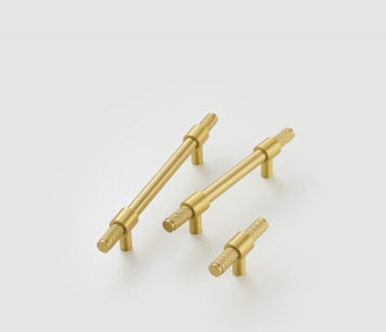 Brass Drawer Pull Handle Cabinet Door Pull Handle Antique Dresser Pull ...