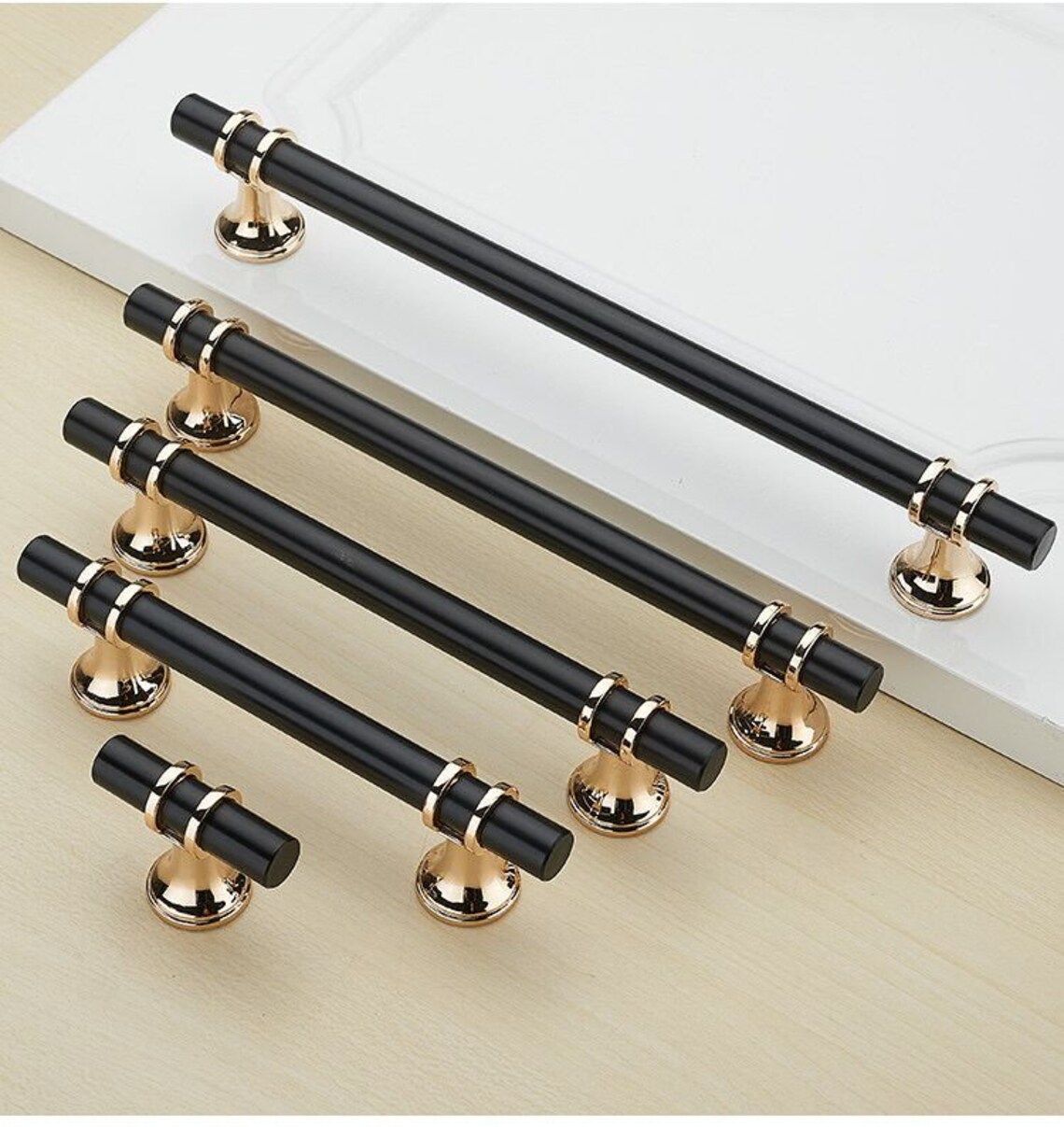 American Modern Simple Wardrobe Pull Handle Drawer Pull Handle - Etsy