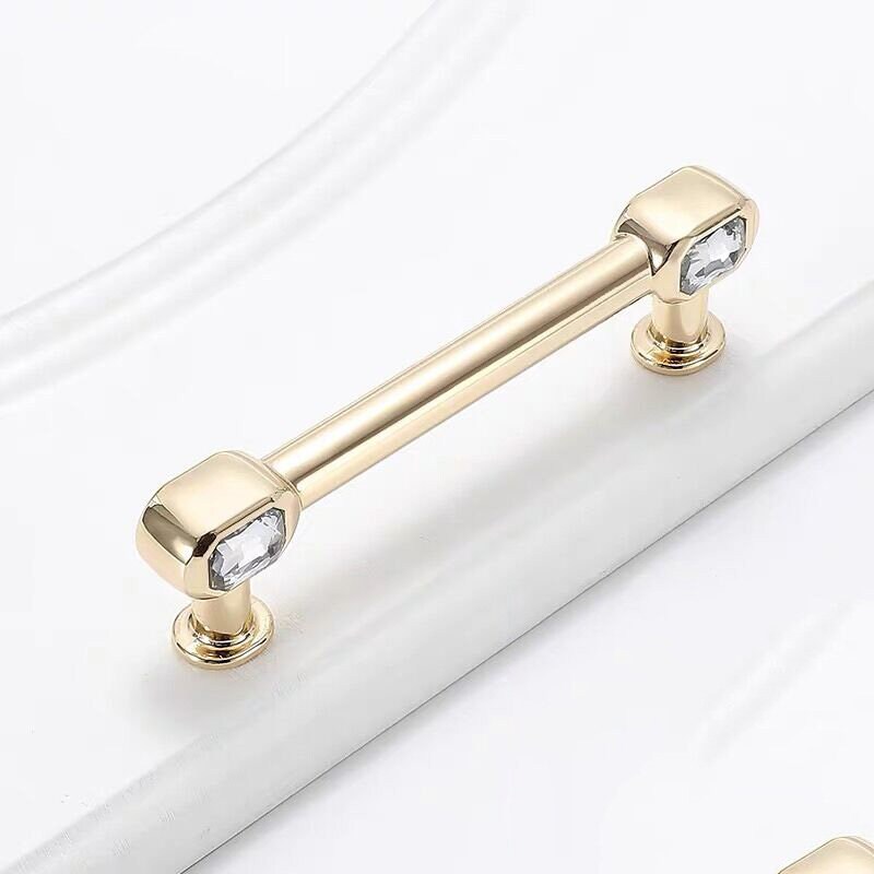 Modern Simple Crystal Wardrobe Pull Handles Dresser Pull | Etsy