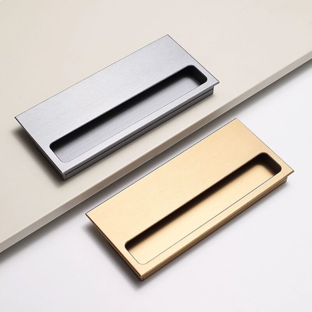 Embedded Wardrobe Pull Handle Cabinet Door Pull Handle Drawer Cabinet ...