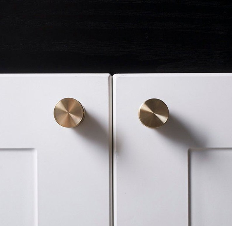 Nordic Modern Brass Small Knob Cabinet Knob Modern Drawer Knob | Etsy
