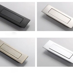 Simple Modern Door Pull Handle Embedded Hidden Pull Handle Sliding Door Invisible Pull Handle ...