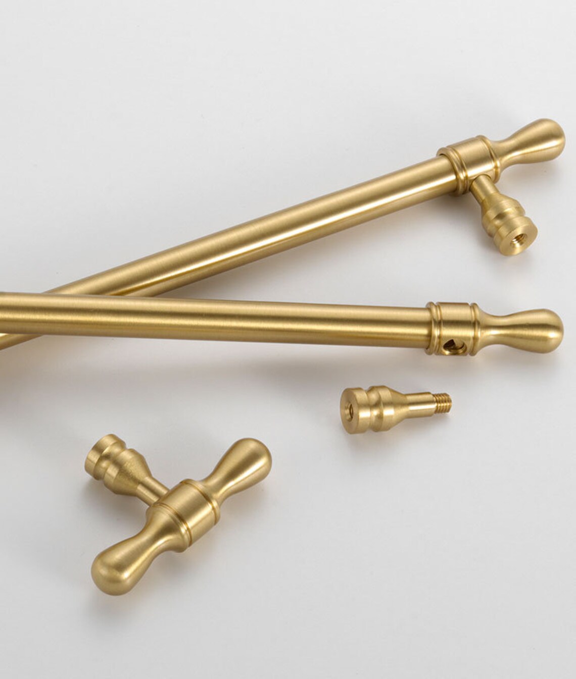 Modern Door Pull Handle Pure Copper Simple American Pull Handle ...