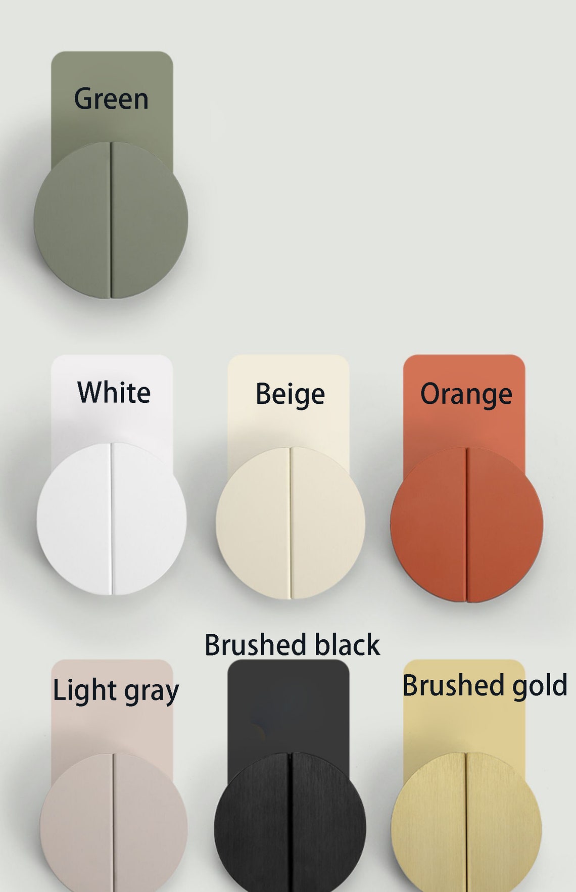 Modern Wardrobe Pull Handle Half Round Pull Handle Drawer Pull Handle ...