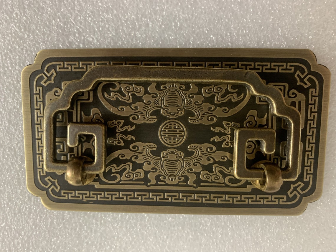 Chinese Drawer Pull Handle Door Pull Dresser Pull Handle Retro - Etsy