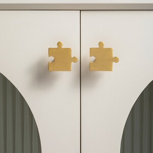 Light Luxury Brass Knob Wardrobe Door Drawer Bedside Table Brass Small ...