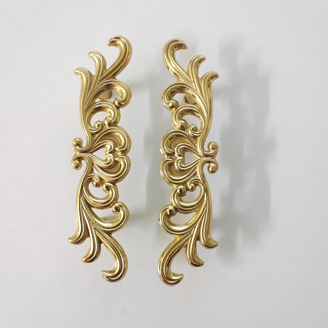 3.75" Brass Pull Handle Drawer Pull Handle Cabinet Door Wardrobe ...