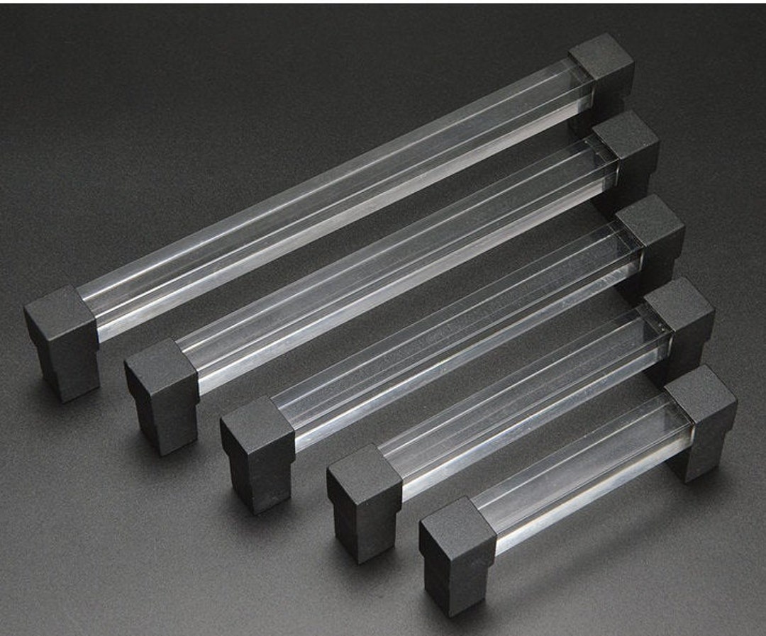 Modern Acrylic Door Pull Handle Wardrobe Pull Handle Drawer Pull Handle ...