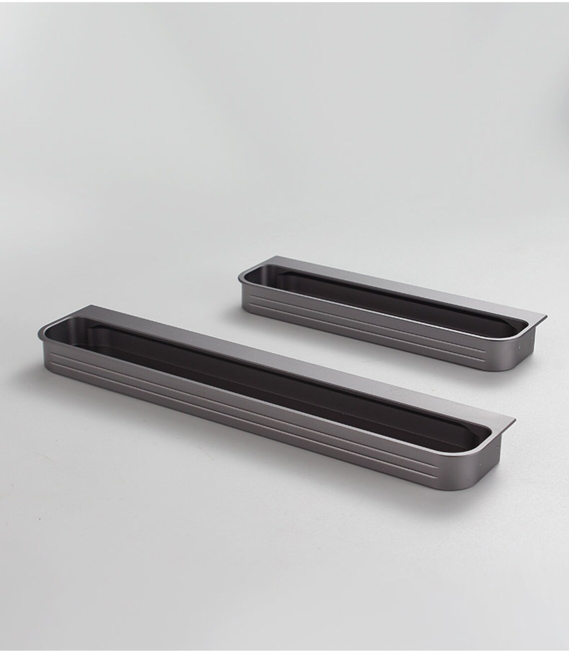 Slotted Pull Handle Cabinet Door Drawer Hidden Pull Handle Wardrobe ...