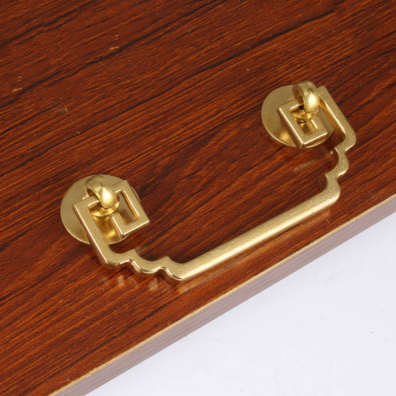 Brass Drawer Pull Handle Door Pull Dresser Pull Handle Retro - Etsy