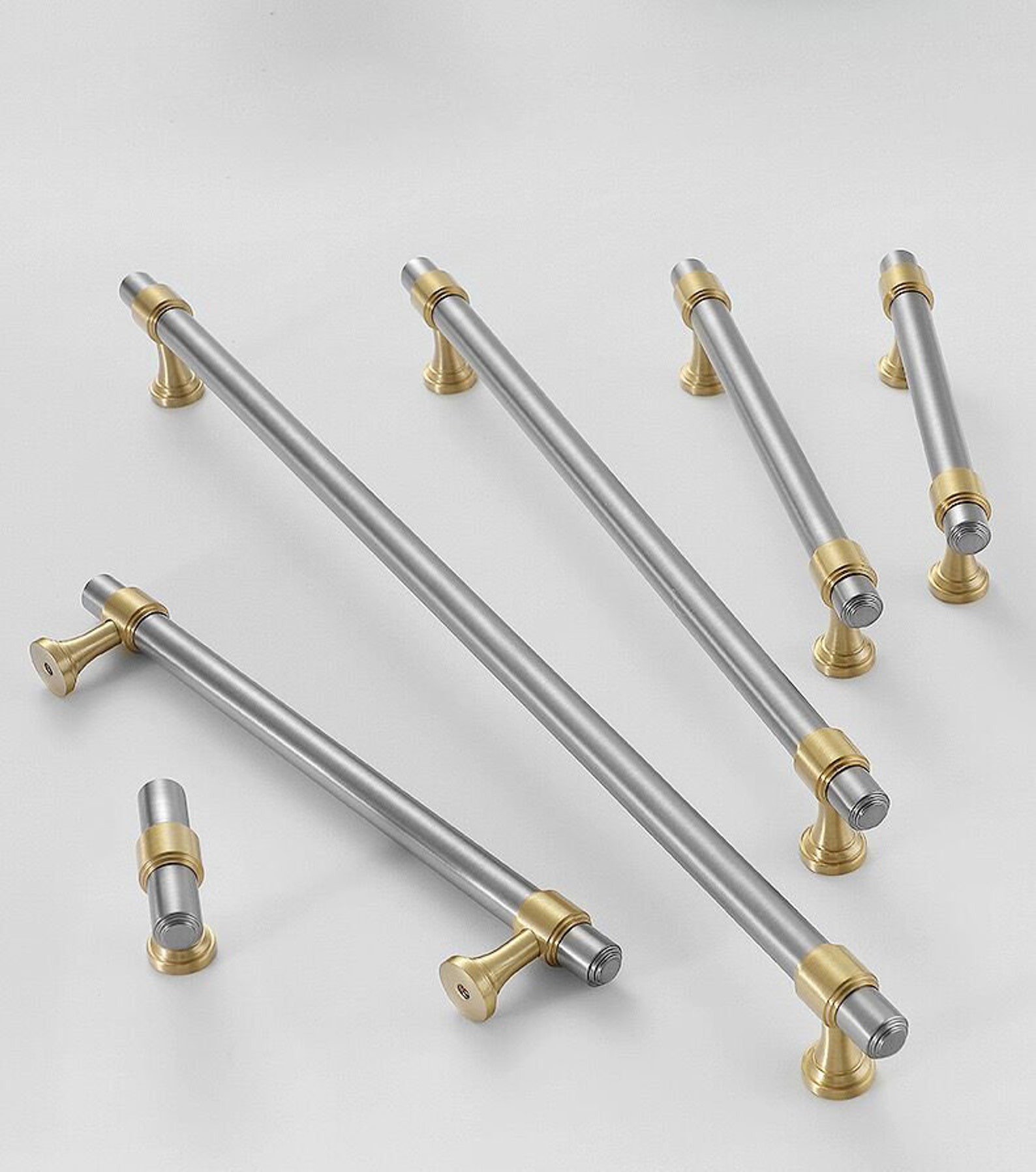 American Brass Closet Furniture Cabinet Door Pull Handle Brass - Etsy