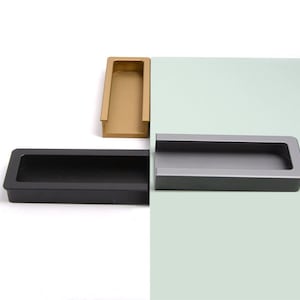 New Half Embedded Pull Handle Hidden Buckle Invisible Wardrobe Cabinet ...