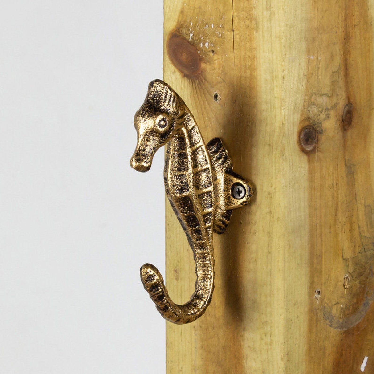 Nordic European Cast Iron Hook Decorative Hook Seahorse Hook Outdoor ...