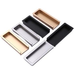 New Half Embedded Pull Handle Hidden Buckle Invisible Wardrobe Cabinet ...