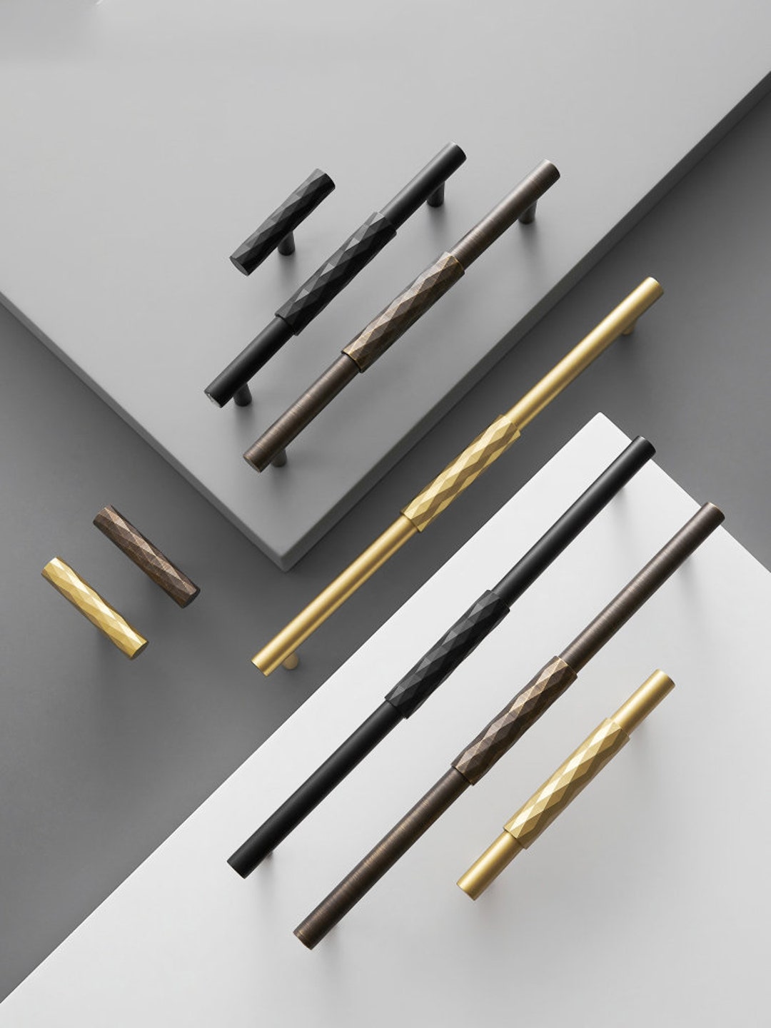 Modern Italian Style Light Luxury Furniture Wardrobe Door Pull Handle ...