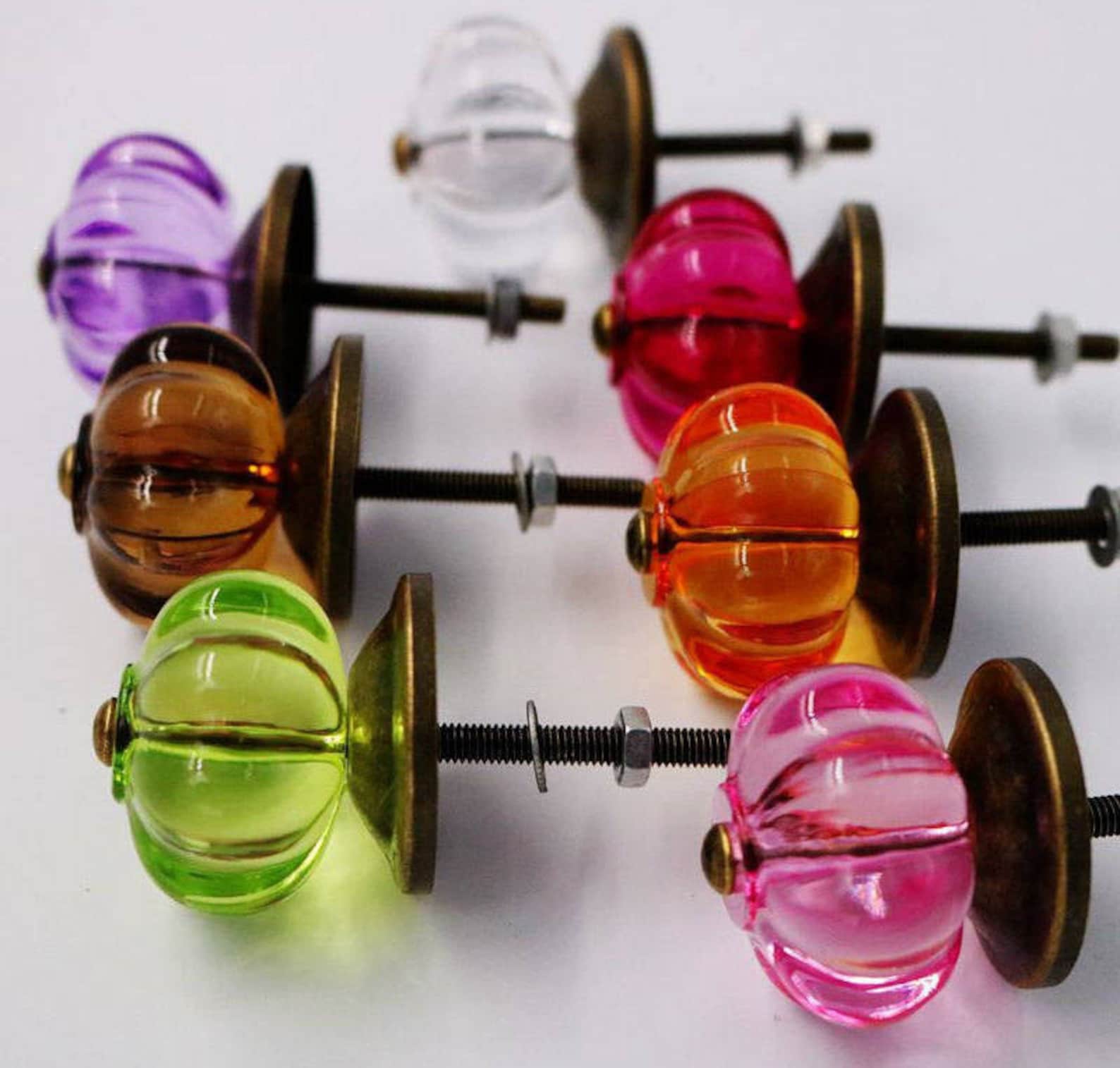 Colorful Acrylic Knob Drawer Knob Decorative Knob Door Knob Wardrobe ...