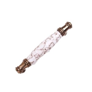 Marble Pattern Ceramic Wardrobe Pull Handle Cabinet Door Pull Handle ...