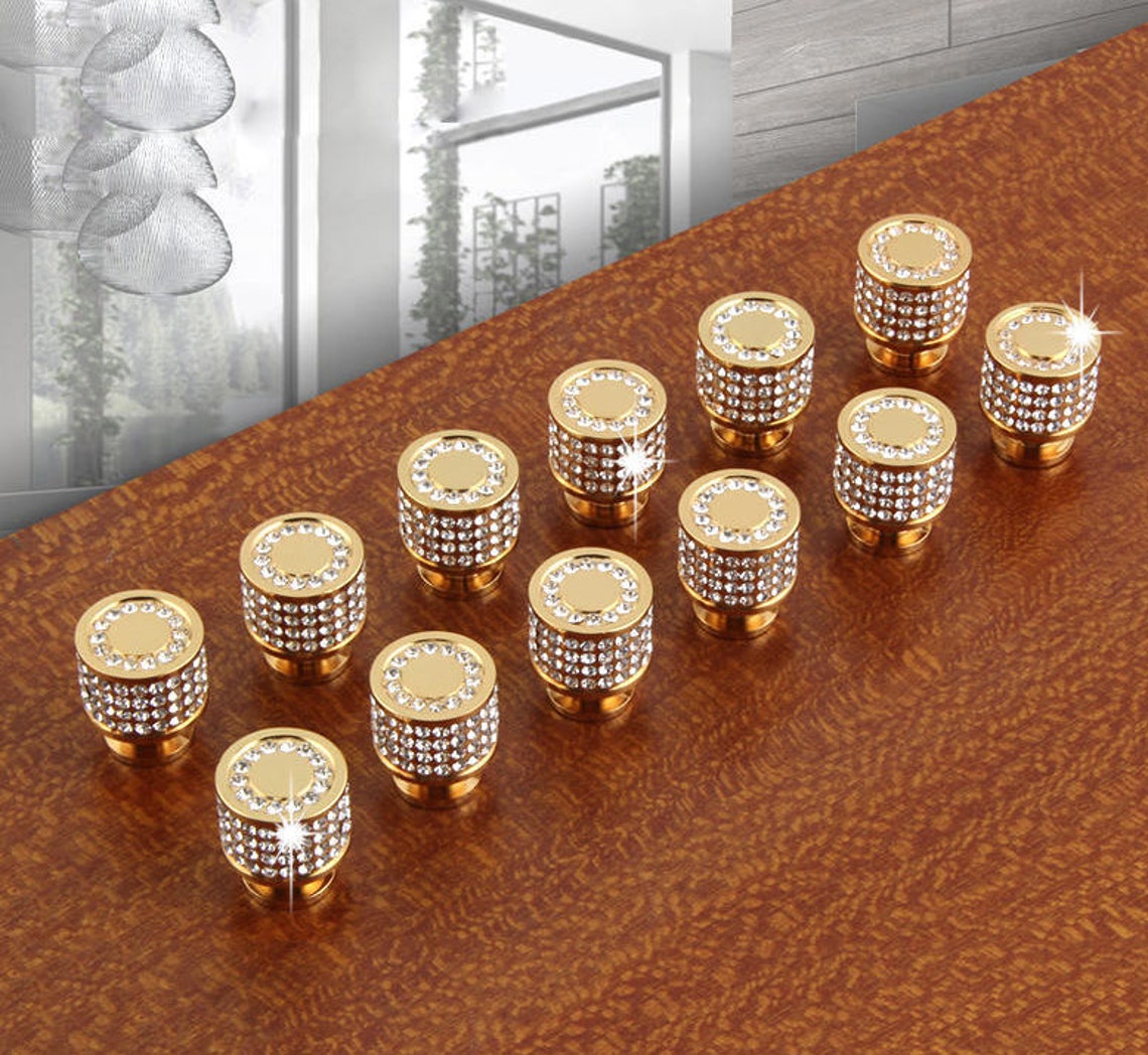 Crystal Knob Door Knob Crystal Drawer Knob Sparkle Clear | Etsy