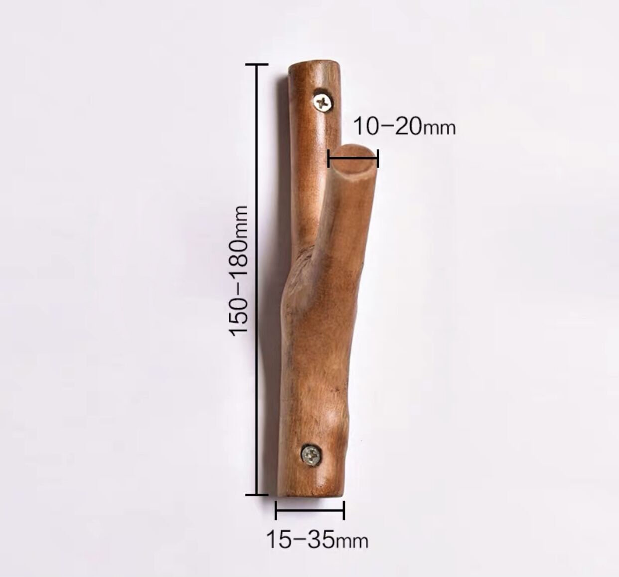 Nordic Solid Wood Creative Tree Branch Hook Retro Log Branch | Etsy