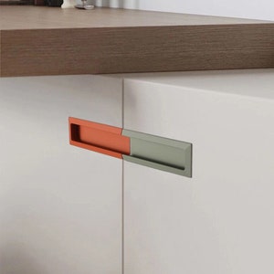 Modern Cabinet Door Invisible Pull Handle High-end Color High Door ...