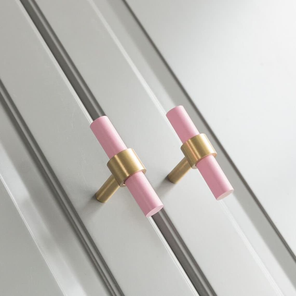 Modern Wood Door Pull Handle Children Room Wardrobe Pull | Etsy