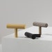 Brass Striped T-shaped Extension With Decorative Base Pull Handle ...