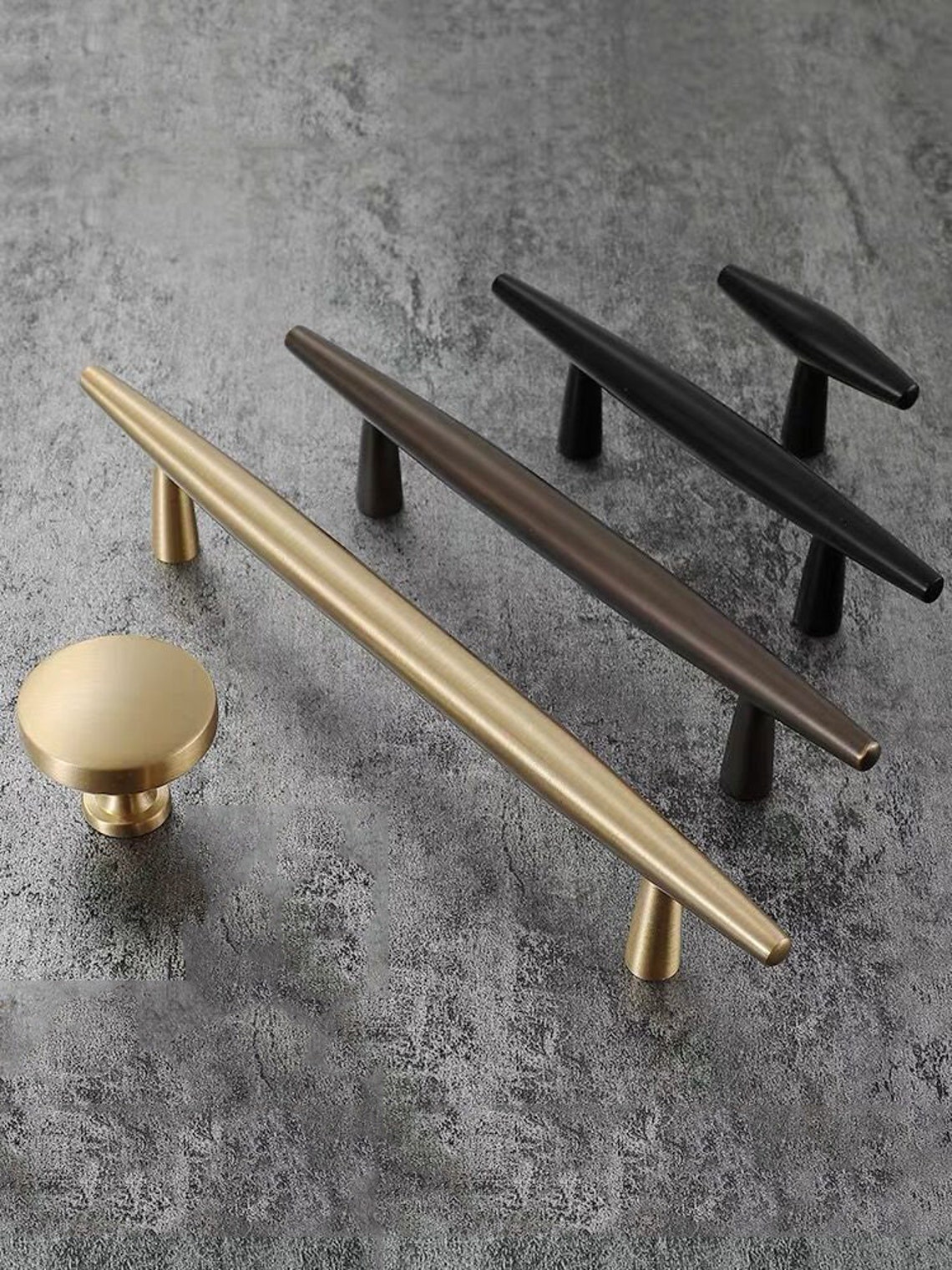 American Wardrobe Pull Handle Nordic Luxury Modern Cabinet Drawer Brass ...