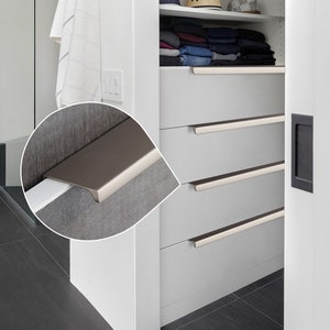 Invisible Pull Handle Modern Simple Champagne Pull Handle Pull Handle ...